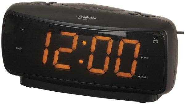 Large Display LED Clock Radio with AM/FM Radio – Leading Edge ...