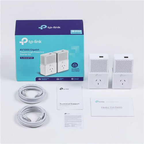 TP-Link AV1000 Gigabit Powerline Kit – Leading Edge Electronics Leongatha