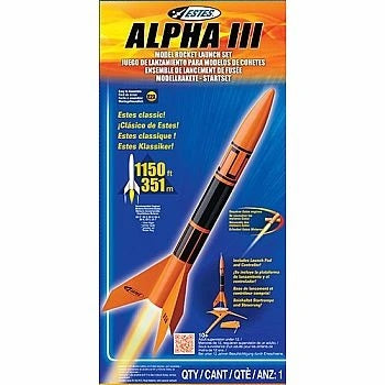 Estes 1427 Alpha III Beginner Model Rocket Launch Set – Leading Edge ...
